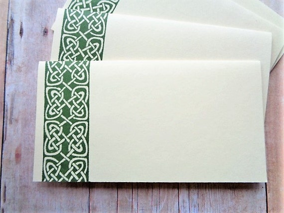 Celtic Place Cards Irish Wedding Escort Cards Celtic Knot