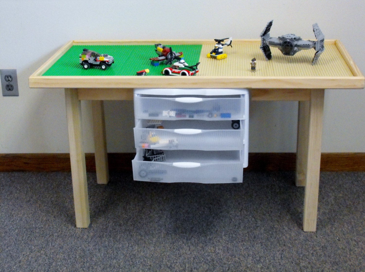 Lego play table lego storage table lego table lego table