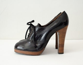 High heel oxfords | Etsy