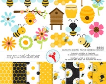 Unique bee paper clips related items | Etsy