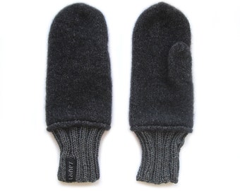 Wool felted mittens | Etsy