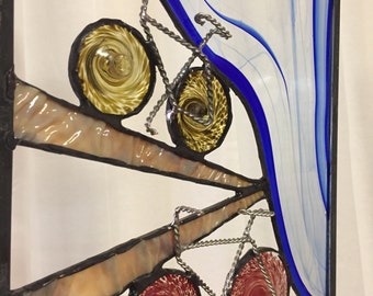 Stained glass bike | Etsy
