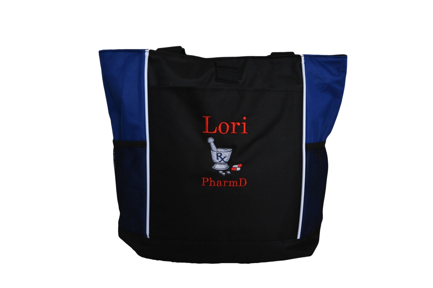 Tote Bag Personalized Pharmacist Pharmacy RX Pharm D Pills