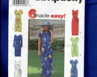 Sarong dress pattern | Etsy