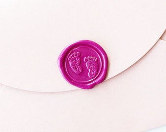 Footprint stamp | Etsy