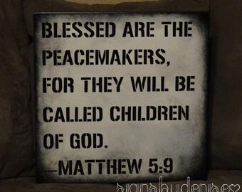 Matthew 5 9 | Etsy