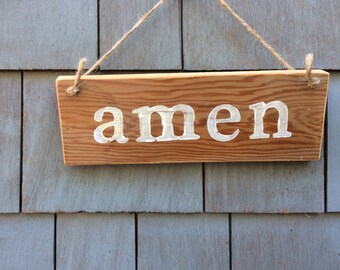 Amen sign – Etsy