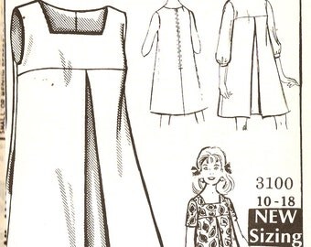 Tent dress pattern | Etsy