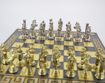 Greek chess set | Etsy