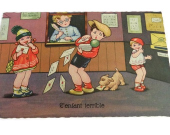 Cartoon postcard | Etsy