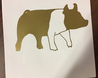 Hampshire pig | Etsy