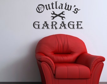 Garage wall decals | Etsy