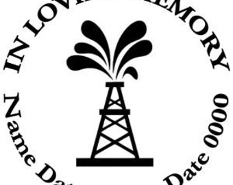 Oilfield decal | Etsy