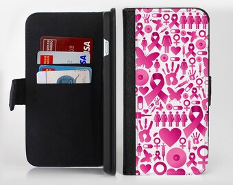 Breast cancer wallet | Etsy