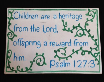Psalm 127 | Etsy
