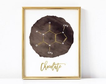 Chocolate molecule | Etsy
