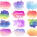 Watercolor Clip Art Watercolor Splotches PNG Watercolor
