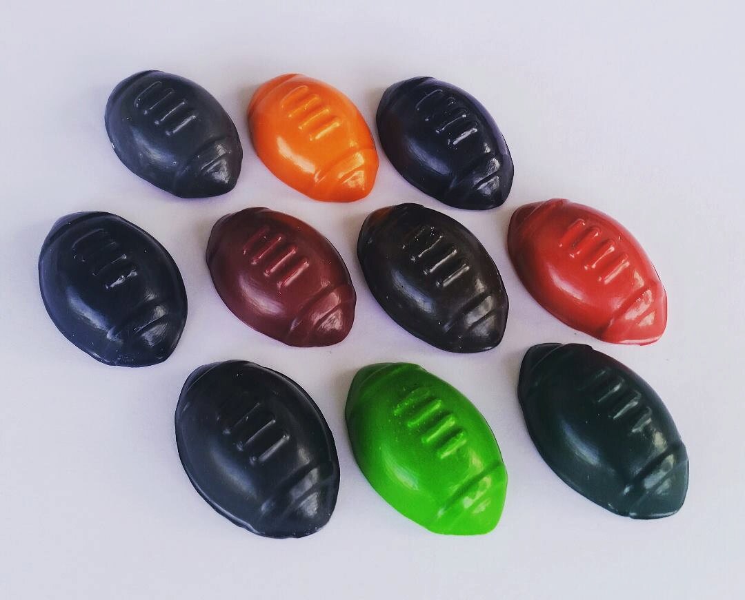 Football Crayons Sports Crayons Sports Favors by KrazyKoolKrayons