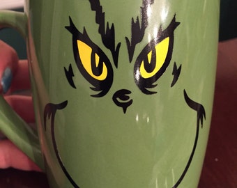 Grinch face | Etsy