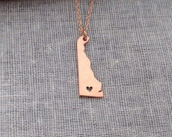 Silver Indiana State Charm NecklaceIndiana by InitialNecklaces
