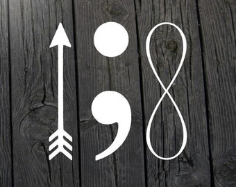 Semicolon project | Etsy