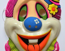 Unique clown mask related items | Etsy