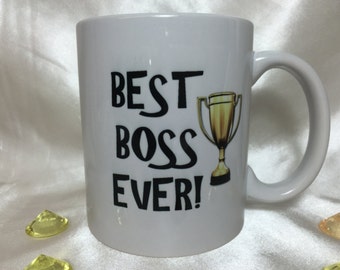 Best boss ever mug | Etsy