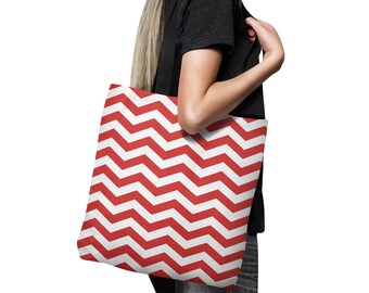 Chevron market tote | Etsy