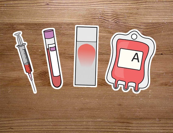 4 Lab Planner Science Stickers Laboratory sticker pack