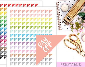 NEW Printable Planner Stickers Everyday Set 3/4