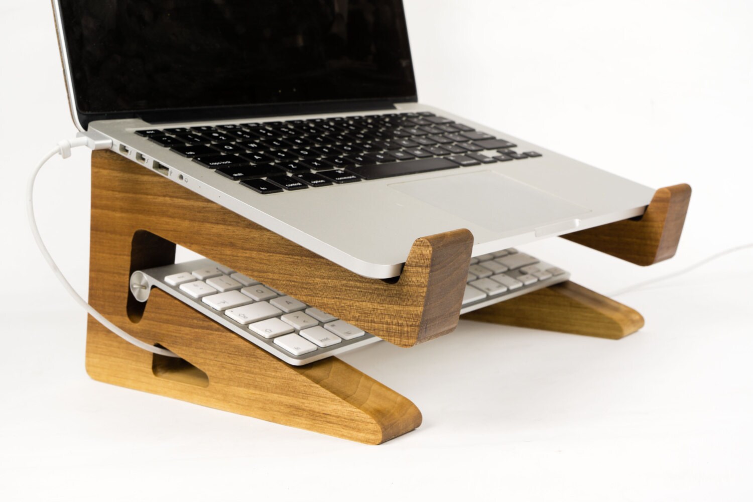Portable Wood Laptop Stand Wooden Laptop Riser MacBook Portable Wood Laptop Stand Wooden Laptop Riser MacBook
