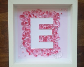 Quilled monogram | Etsy