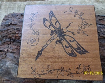Pyrography box | Etsy