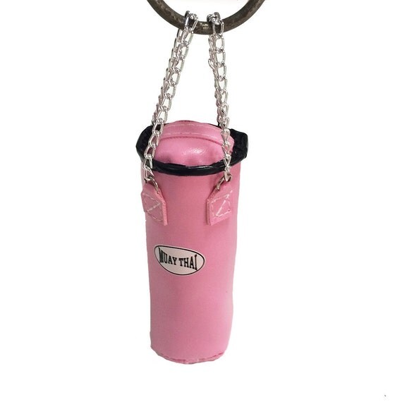 Heavy Bag Muay Thai Glove Keychain