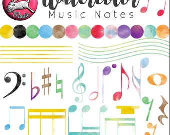 Music Notation Clip Art 48 Common Symbols