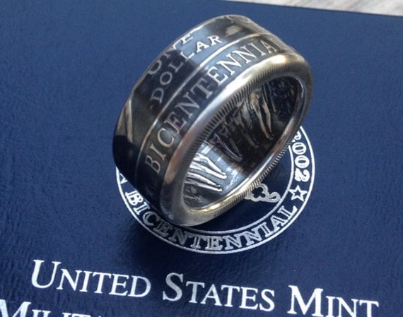 Ring made from a US Military Academy West Point Silver