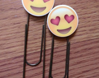 Emoji bookmarks | Etsy