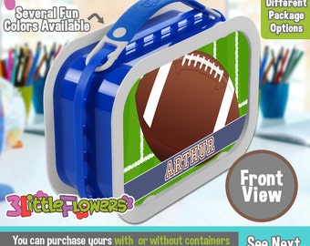 Football lunch box | Etsy