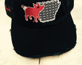 Pig baseball cap | Etsy