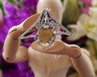 Heart spider web | Etsy