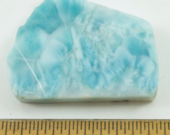 Larimar Rough Slab 35g Rough Larimar Slab Blue Pectolite
