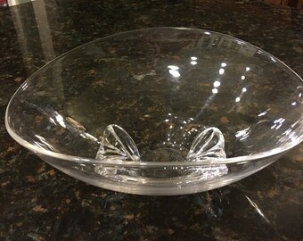 Large crystal bowl | Etsy