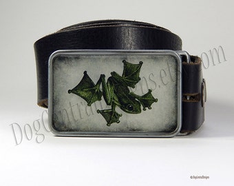 Frog belt buckle | Etsy