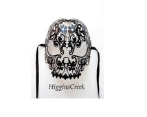 Unique half skull mask related items | Etsy