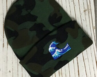 Wave beanie | Etsy
