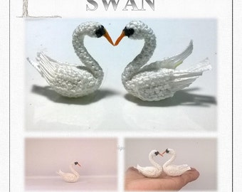 Crochet swan | Etsy