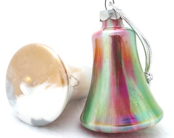 Glass bell ornament | Etsy