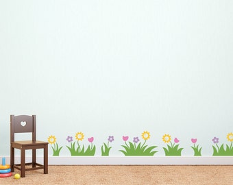 Grass wall decal | Etsy