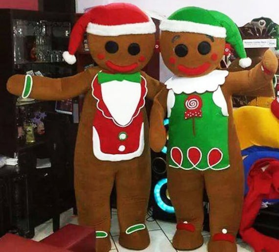 Gingerbread Man Mascot Costume Adult By Adultmascotcostumes