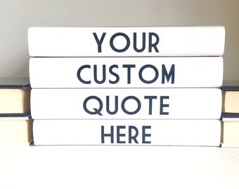 Decorative books book decor custom book covers by ArtfulLibrary